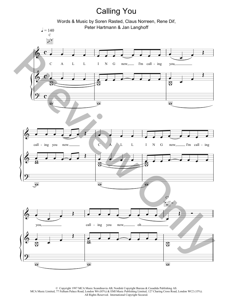 Calling You | J.W. Pepper