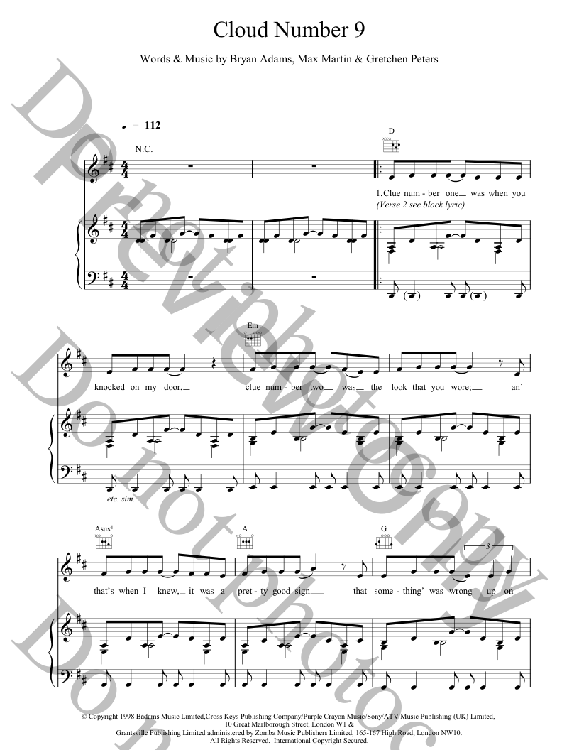 Cloud Number Nine | J.W. Pepper