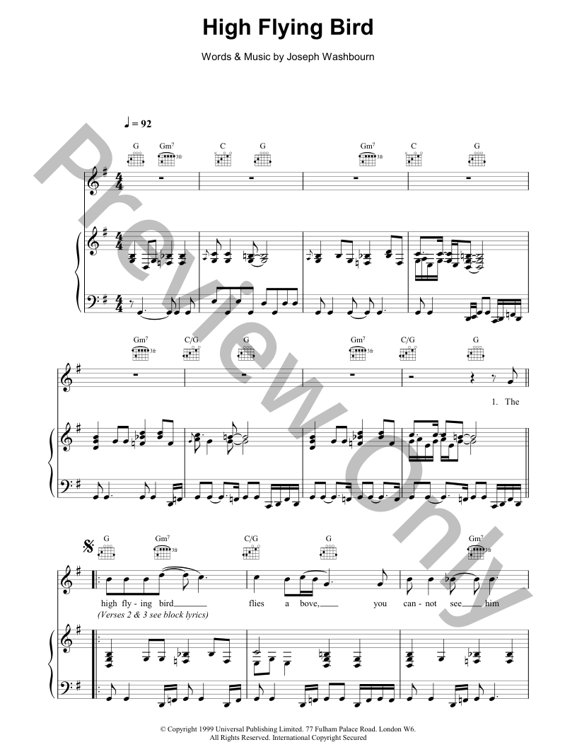 High Flying Bird | J.W. Pepper