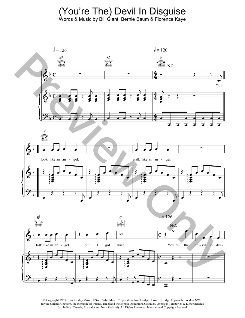 You're the Devil in Disguise | J.W. Pepper