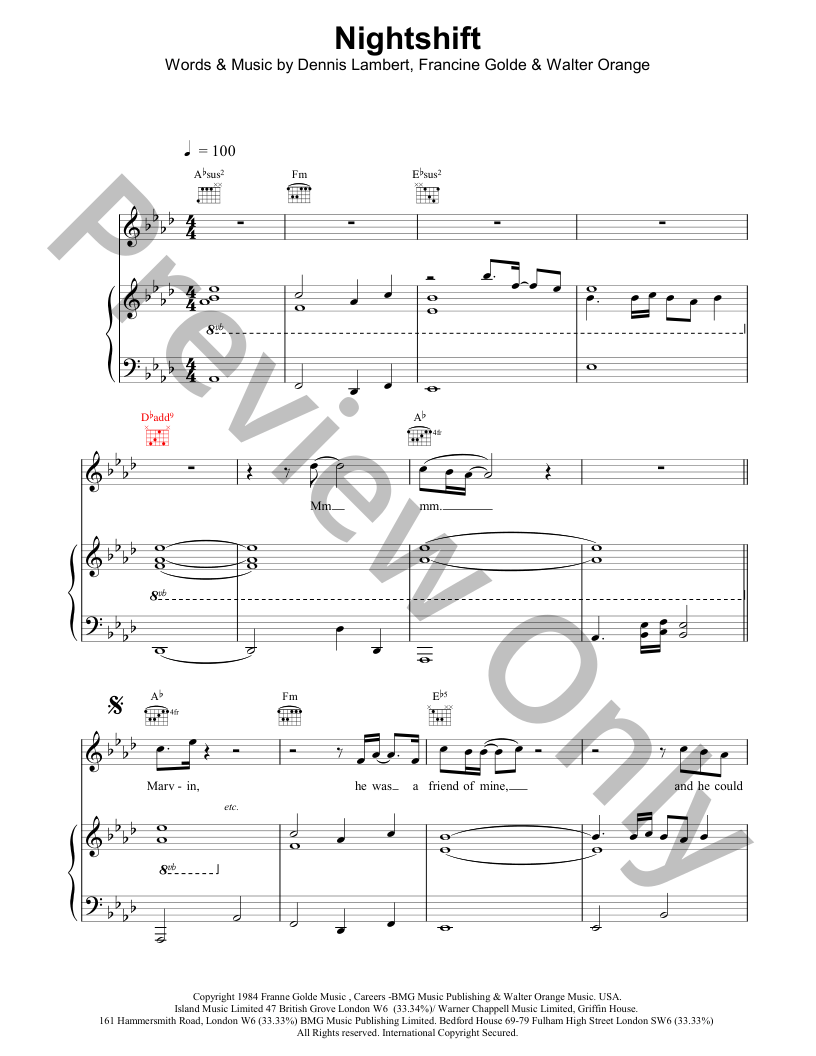 Nightshift | J.W. Pepper