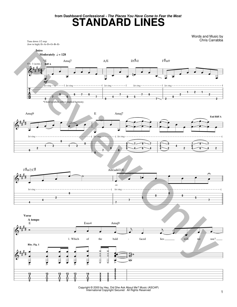 Standard Lines | J.W. Pepper