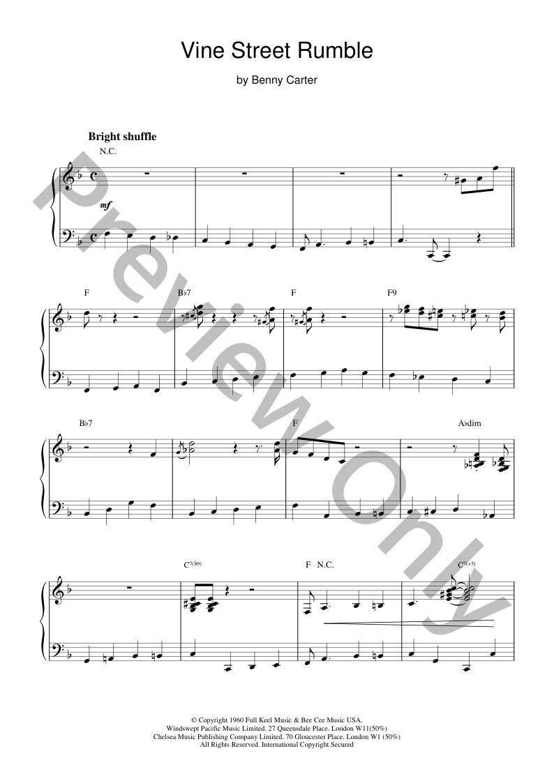 Vine Street Rumble | J.W. Pepper