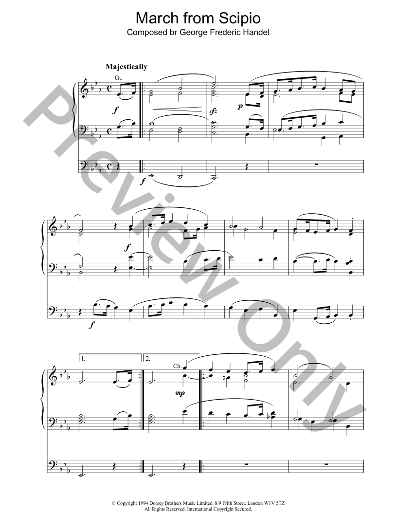 March from Scipio | J.W. Pepper