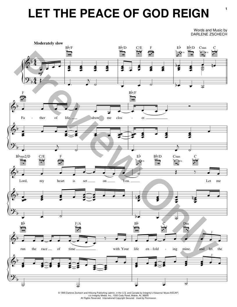 Let the Peace of God Reign | J.W. Pepper