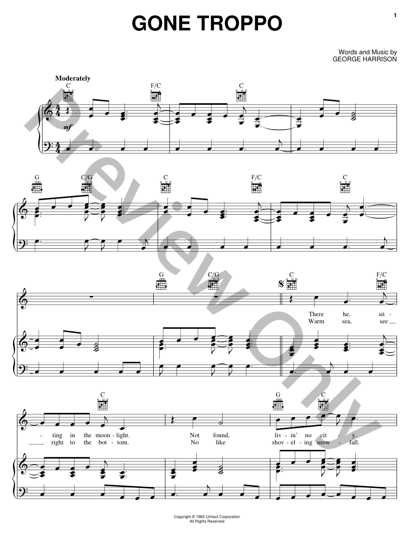 Gone Troppo | J.W. Pepper