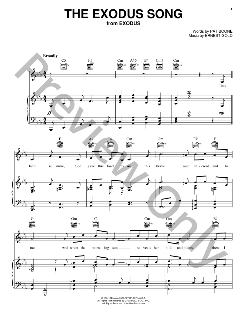 The Exodus Song | J.W. Pepper