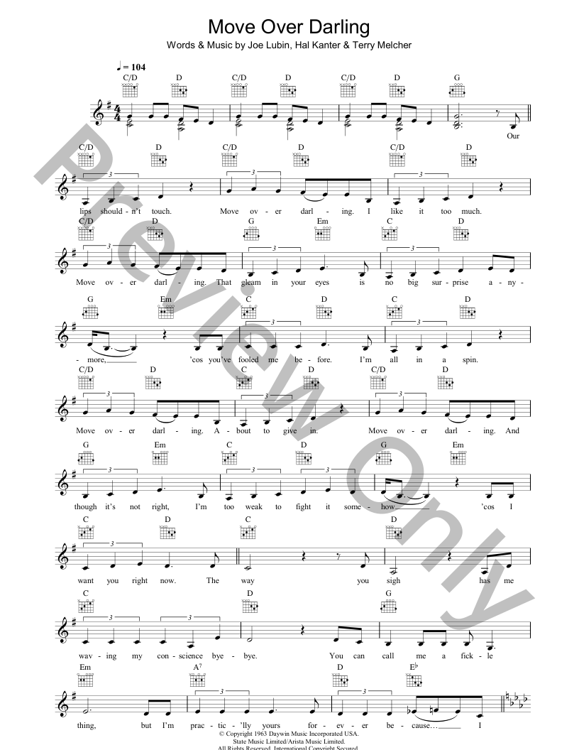 Move over Darling | J.W. Pepper