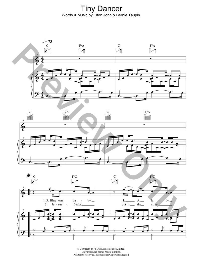 Tiny Dancer | J.W. Pepper