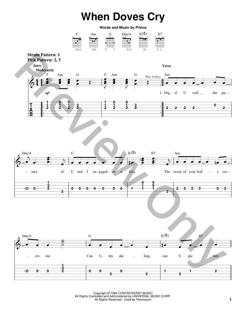 When Doves Cry | J.W. Pepper