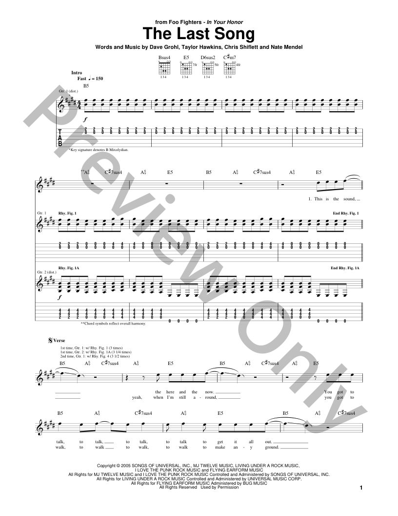 The Last Song | J.W. Pepper