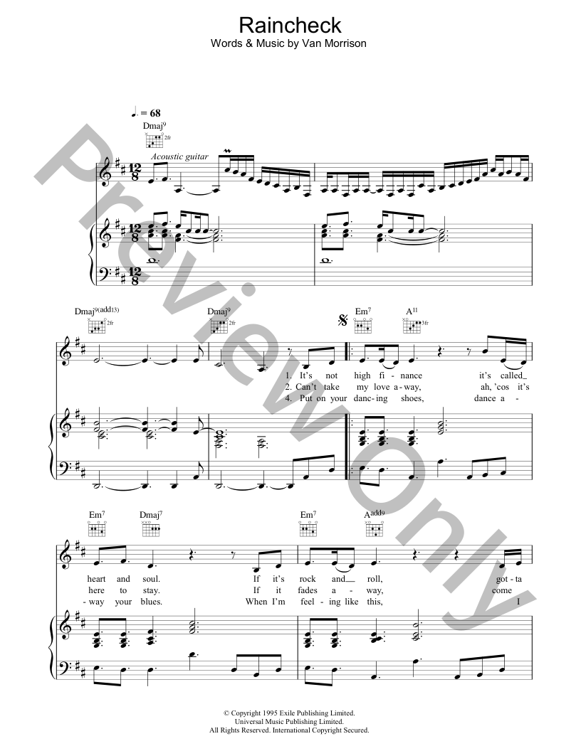 Raincheck | J.W. Pepper