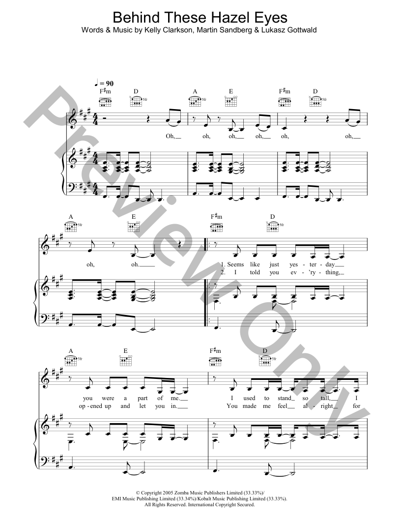 Behind These Hazel Eyes | J.W. Pepper