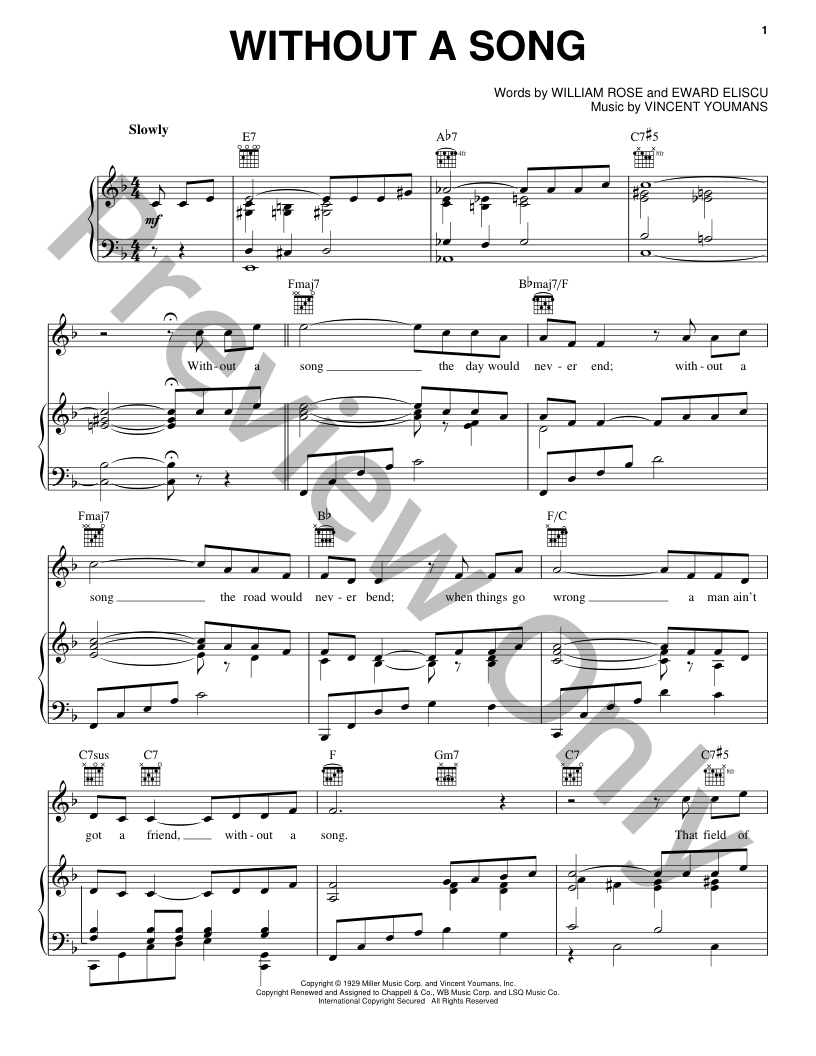 Without a Song | J.W. Pepper