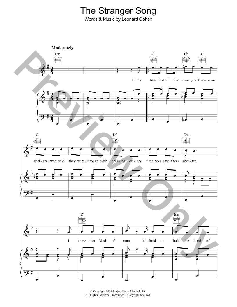 The Stranger Song | J.W. Pepper