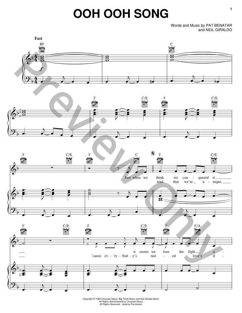 Ooh Ooh Song | J.W. Pepper