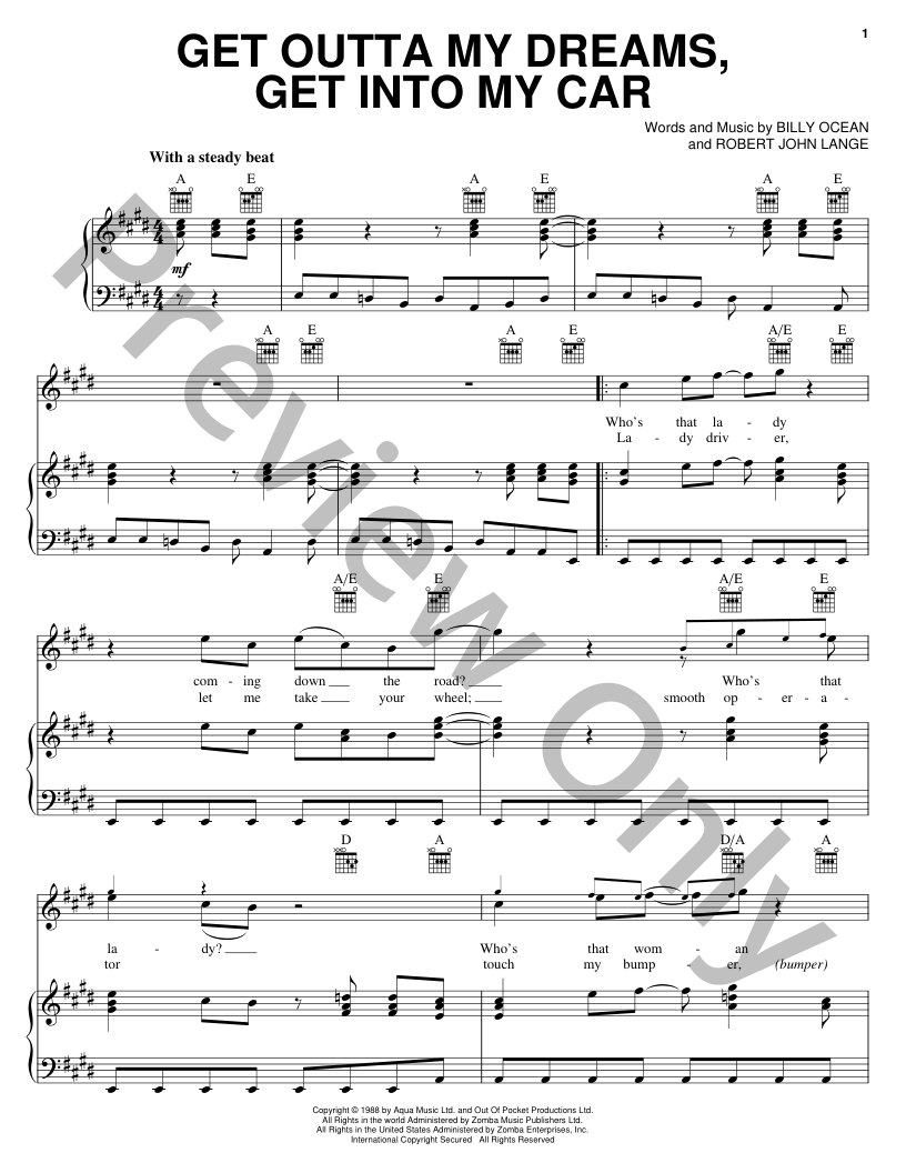 Get Outta My Dreams, Get into My Car | J.W. Pepper