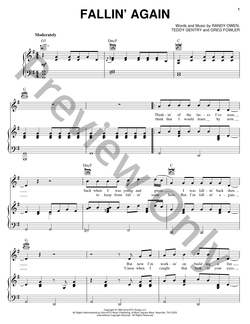 Falling Again | J.W. Pepper