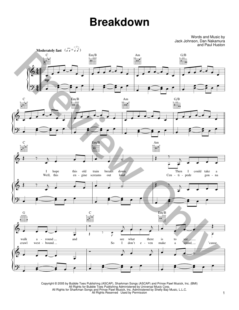 Breakdown | J.W. Pepper