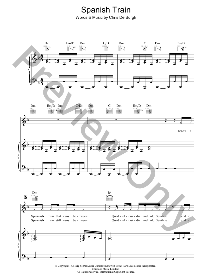 Spanish Train | J.W. Pepper