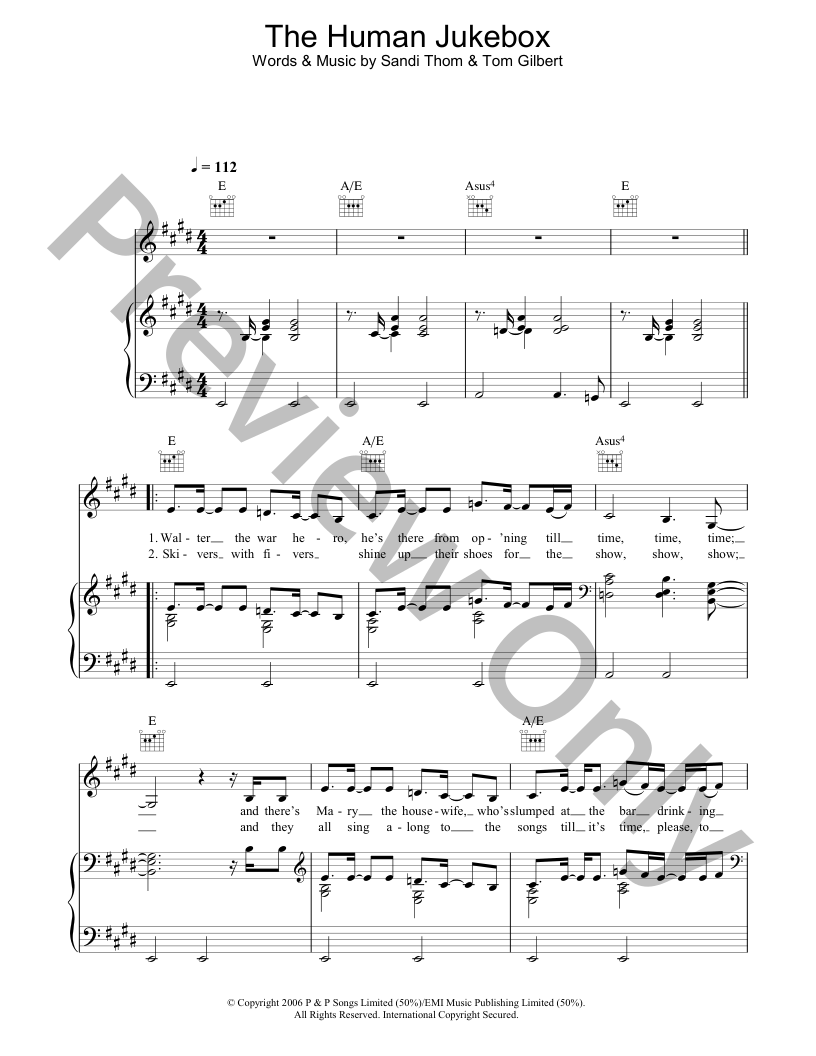 The Human Jukebox | J.W. Pepper