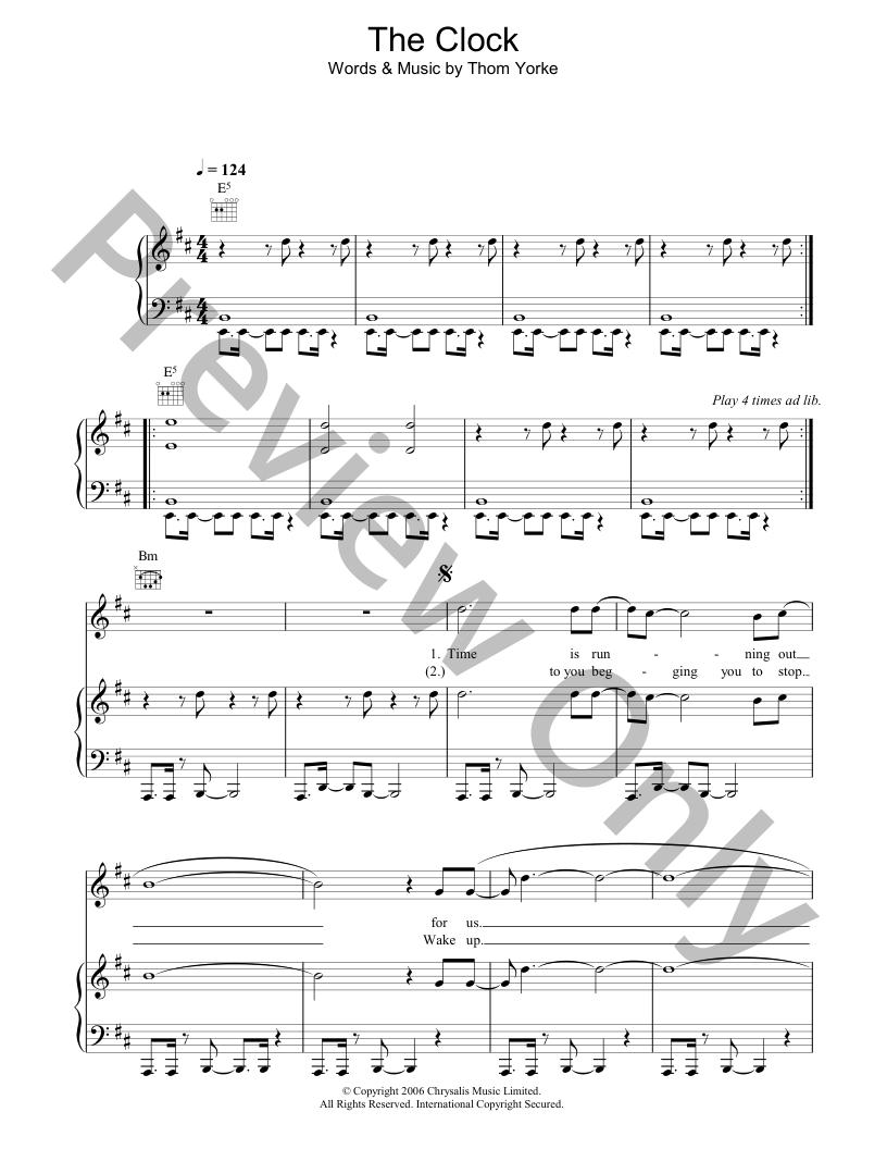 The Clock | J.W. Pepper