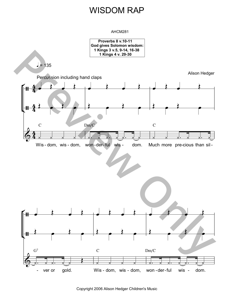 Wisdom Rap | J.W. Pepper