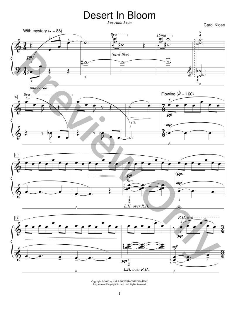 Desert in Bloom | J.W. Pepper