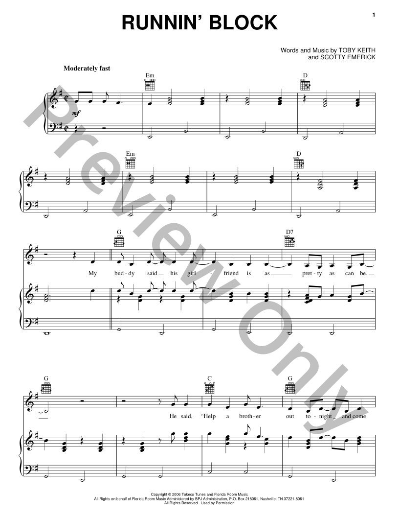 Running Block | J.W. Pepper