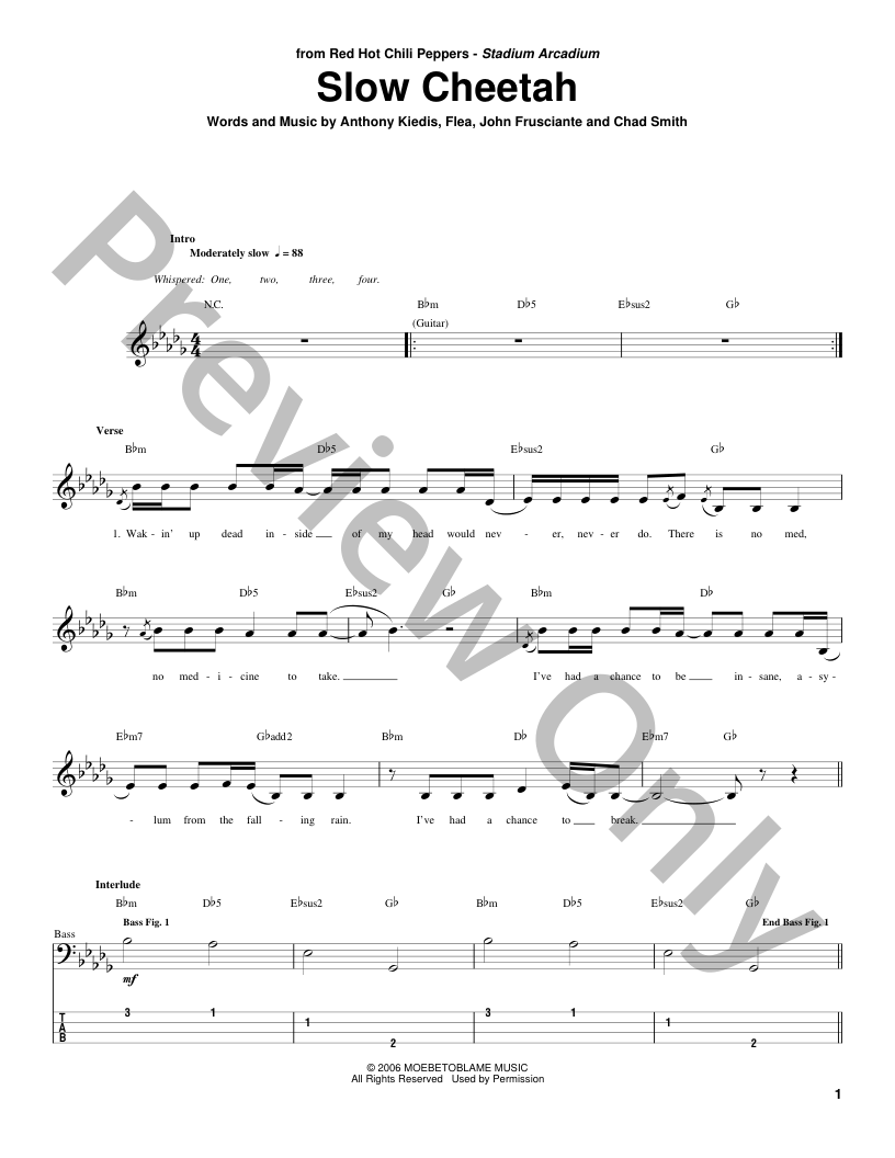 Slow Cheetah | J.W. Pepper