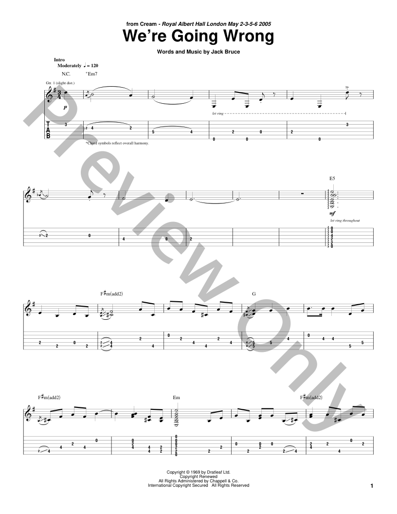 We're Going Wrong | J.W. Pepper