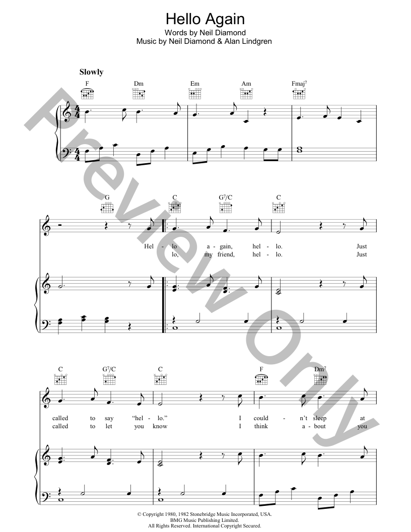 Hello Again | J.W. Pepper