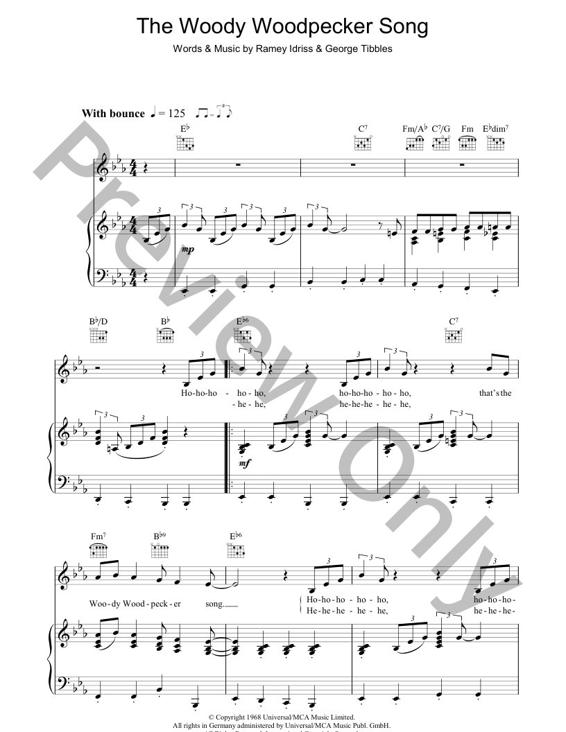 The Woody Woodpecker Song | J.W. Pepper