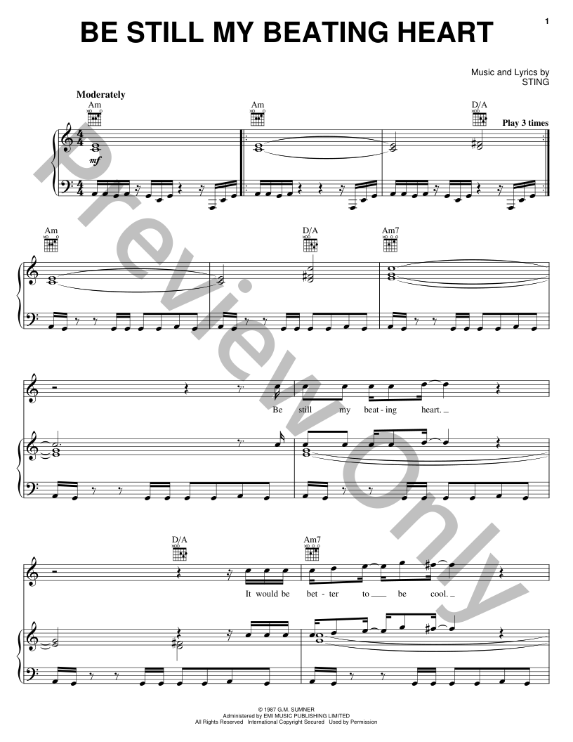 Be Still My Beating Heart | J.W. Pepper