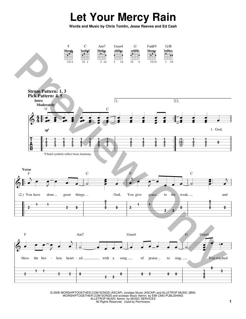 Let Your Mercy Rain | J.W. Pepper