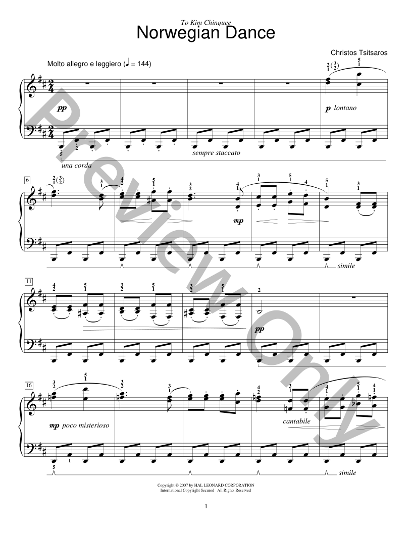 Norwegian Dance | J.W. Pepper