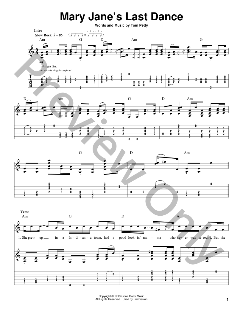 Mary Jane's Last Dance | J.W. Pepper