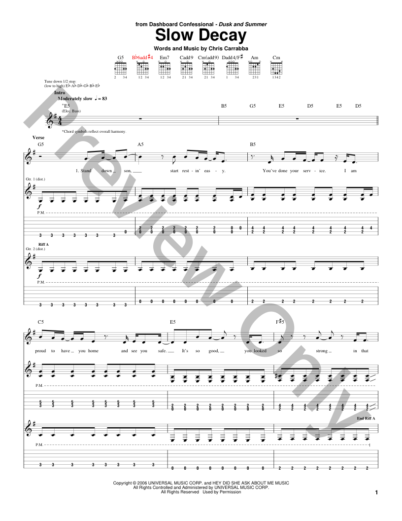 Slow Decay | J.W. Pepper