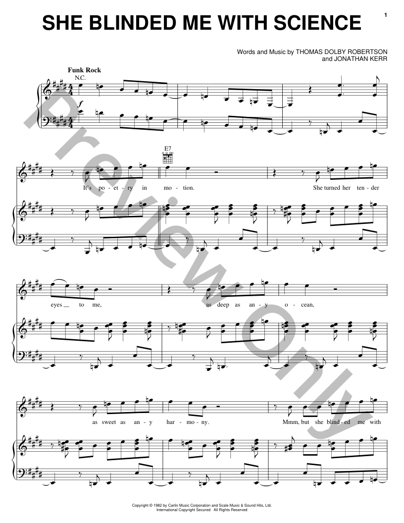 She Blinded Me with Science | J.W. Pepper