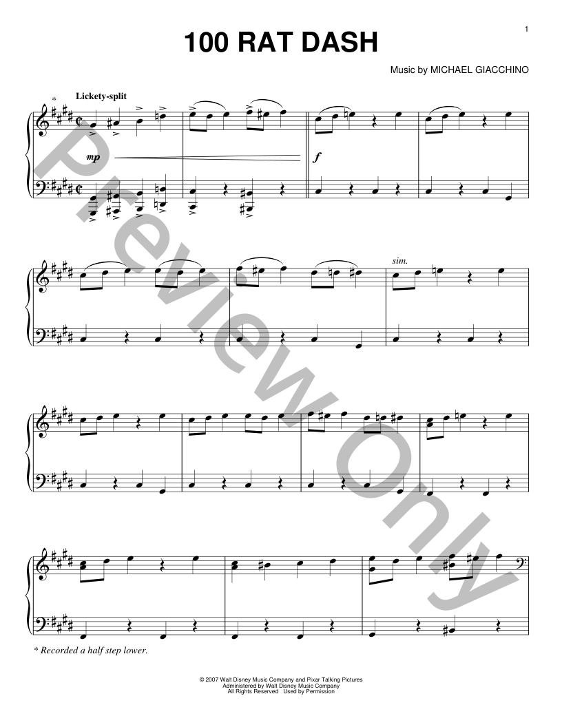 100 Rat Dash | J.W. Pepper