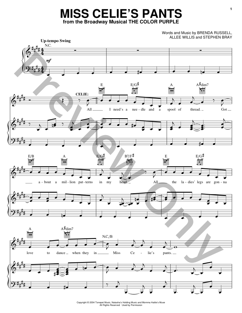 Miss Celie's Pants | J.W. Pepper