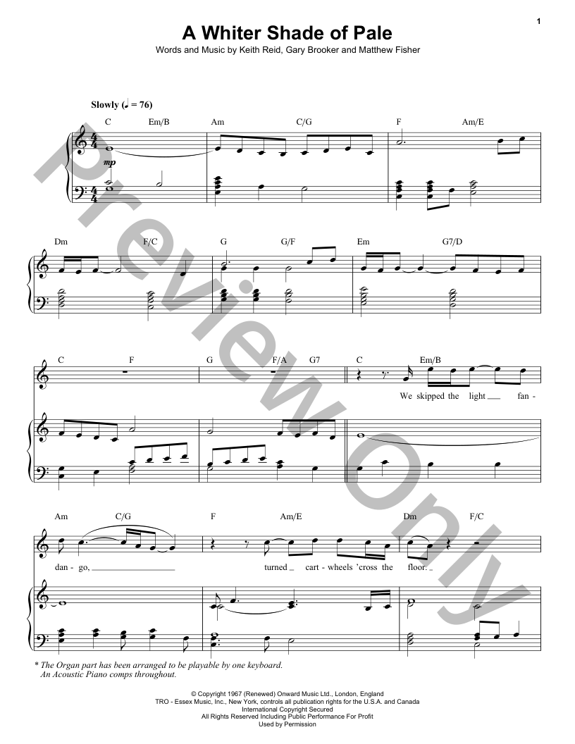 A Whiter Shade of Pale | J.W. Pepper