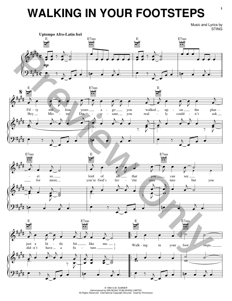 Walking in Your Footsteps | J.W. Pepper