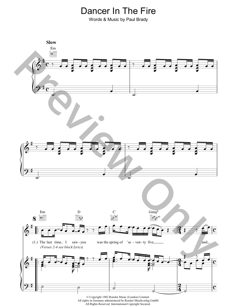 Dancer in the Fire | J.W. Pepper