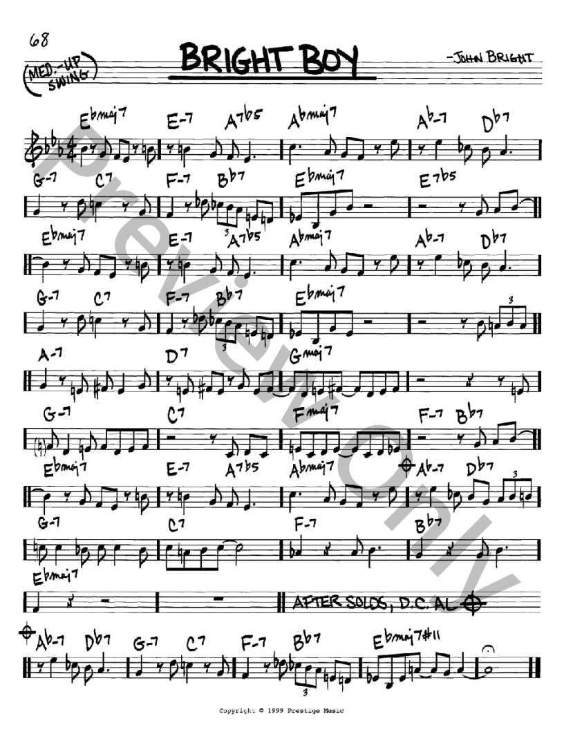 Bright Boy | J.W. Pepper