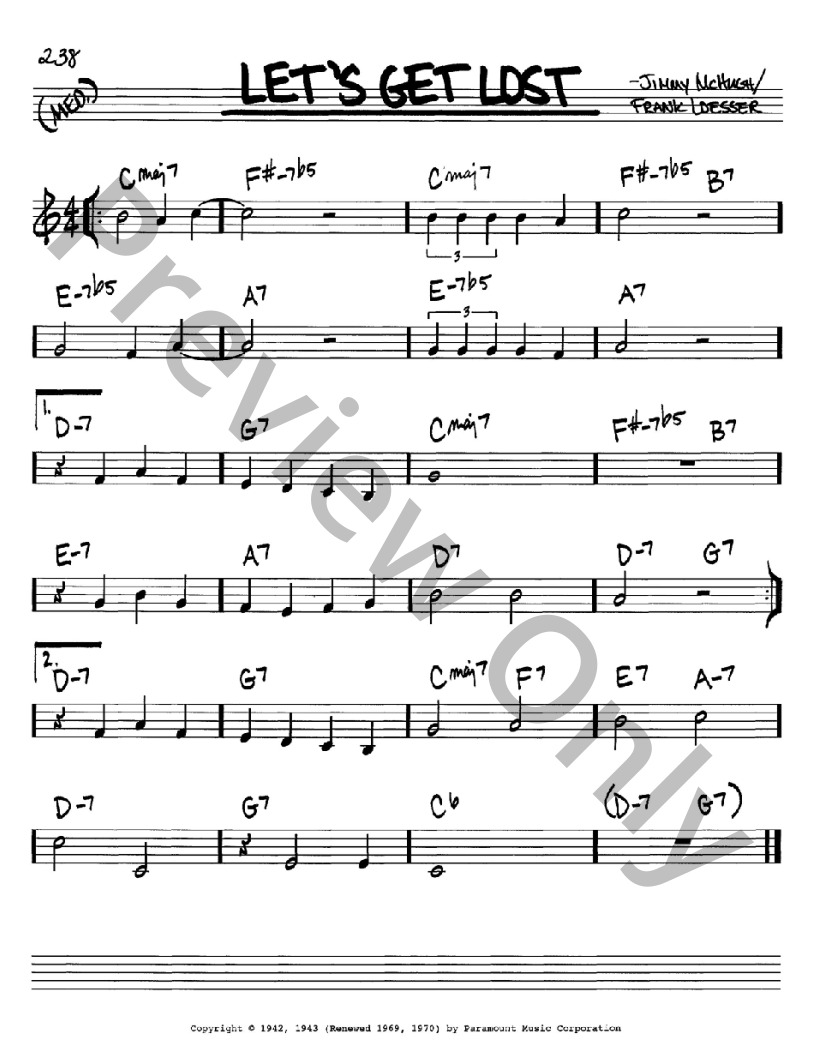 Let's Get Lost | J.W. Pepper