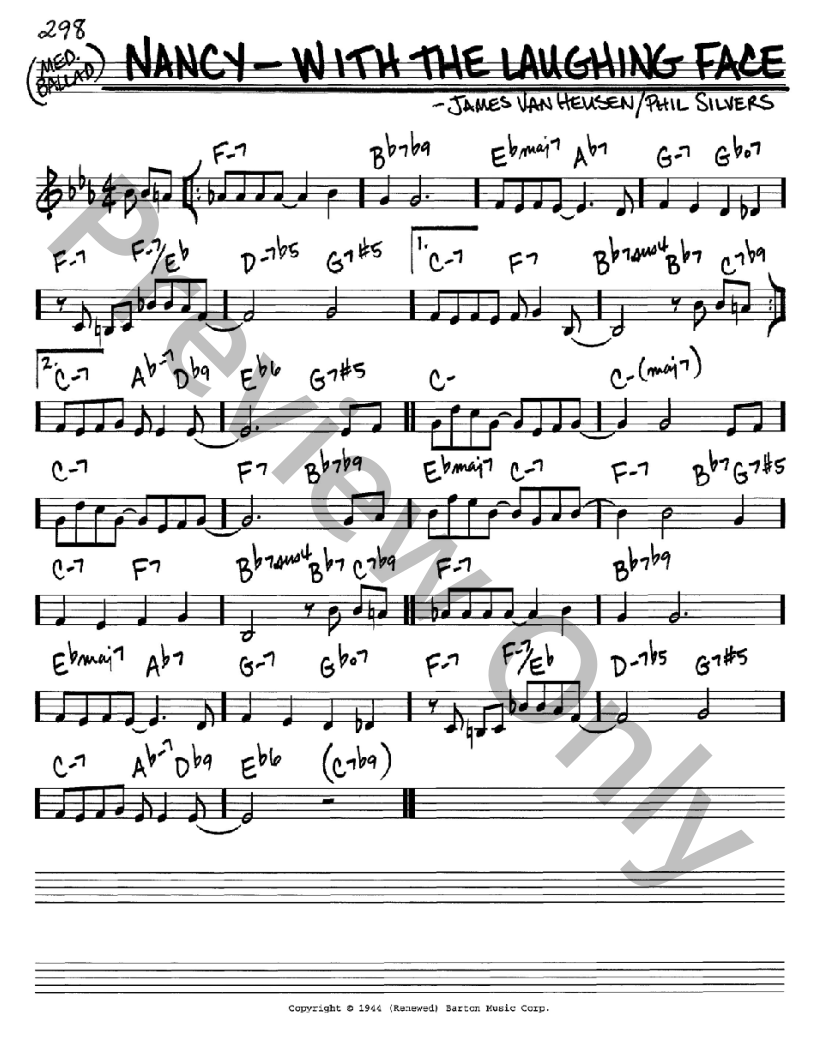 Nancy with the Laughing Face | J.W. Pepper