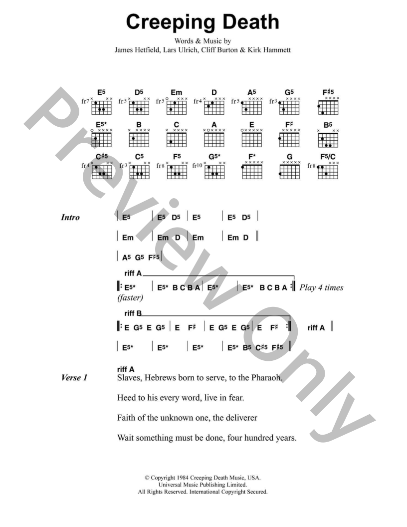 Creeping Death | J.W. Pepper