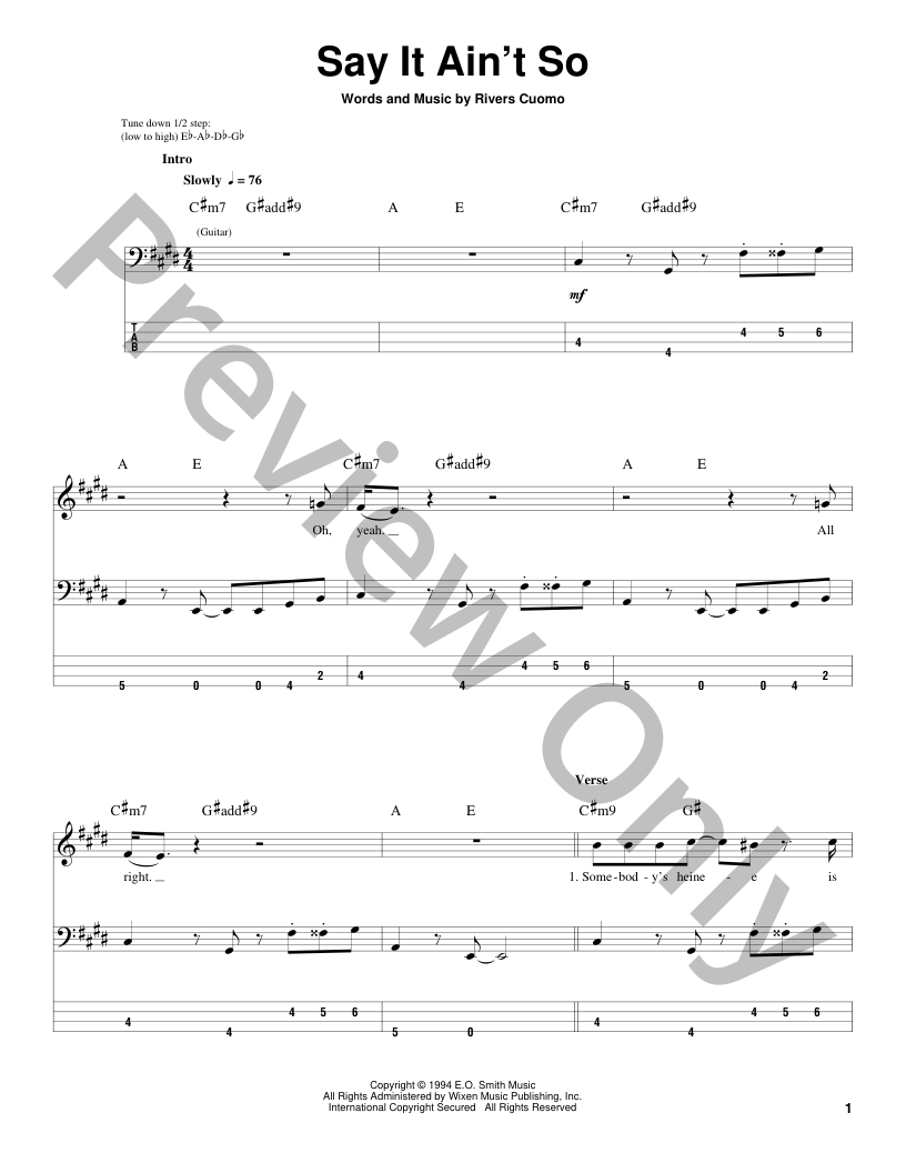 Say It Ain't So | J.W. Pepper