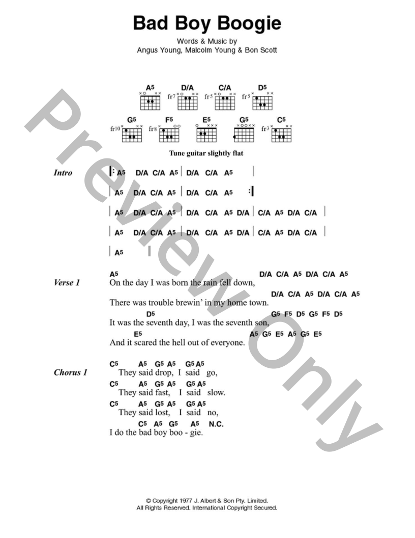 Bad Boy Boogie | J.W. Pepper